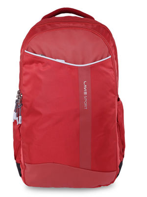 Buy Lavie Sport Red Solid Backpack Online