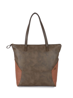 Buy Baggit Comfort Y G Z Brown Large Tote Handbag Online