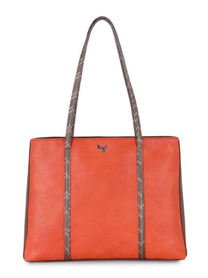 Baggit Handbags : Buy Baggit Expression Y G Z Orange Medium Tote ...