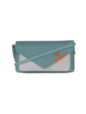Buy Baggit Wasp Y G Z Blue Large Sling Bag Online