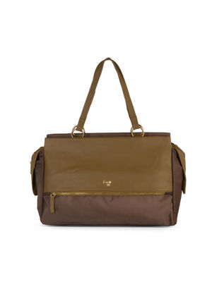 Buy Baggit Ursa Y G Z Brown Large Duffel Handbag Online