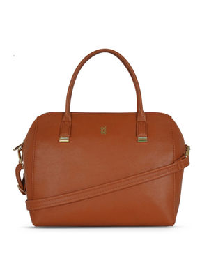 Buy Baggit Thar Brown Medium Duffel Handbag Online
