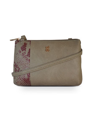 Buy Baggit Fizzy Beige Large Sling Bag Online