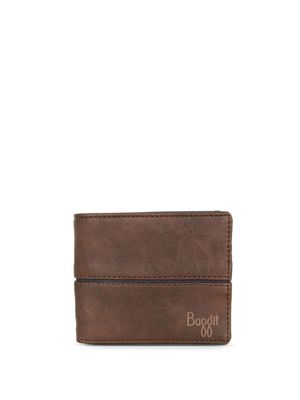 Buy Baggit Wanted Brown Small Wallet Online