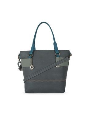 Buy Baggit Intake Grey Medium Tote Handbag Online