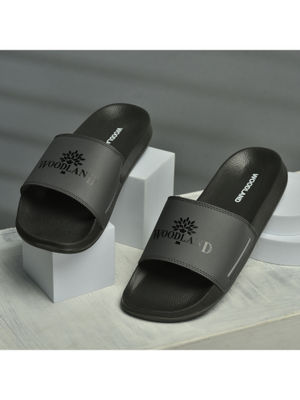Buy WOODLAND Mens Grey Sliders (EURO 39) Online