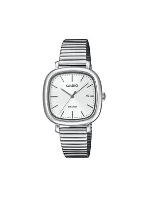 Buy Casio ENTICER Women Analog Silver Dial Square Shape Watch LTP-B166D ...