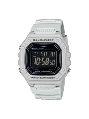 Buy Casio YOUTH Unisex Digital Black Dial Square Shape Watch W-218H ...