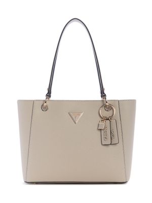 Buy Guess Grey Solid Zipper Tote Bag Online