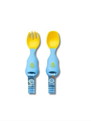 Buy Bibado Handi Cutlery- Attachable Weaning Cutlery Set Speedy Dinos ...