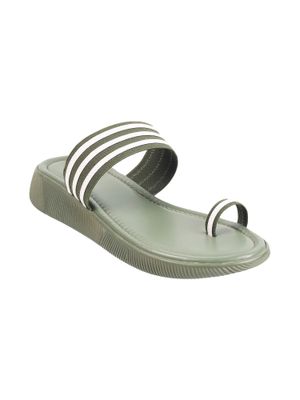 Walkway Sliders : Buy Walkway Green Stripes Sliders Online | Nykaa Fashion