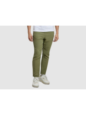 Buy CELIO Men Olive Solid Chino Online