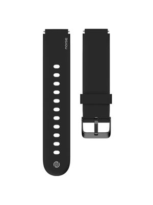 Buy Noise 19 MM Classic Silicone Smart Watch Strap (Black) Online