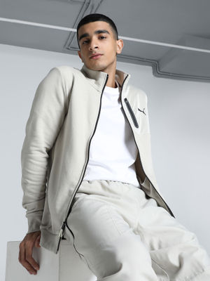 Buy Puma Beige Solid Regular Jacket (S) Online