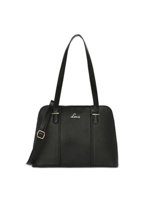 Buy Lavie Opsek Black Solid Satchel online