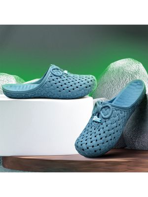 Buy SOLETHREADS Radiant Solid Aqua Women Slides (UK 4) Online