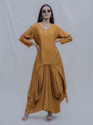 Bohame Dresses : Buy Bohame Mustard Rosemary Dress Online|Nykaa Fashion