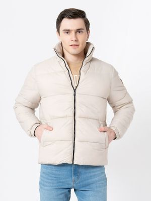 Buy Red Tape Mens Beige Solid Jacket Online