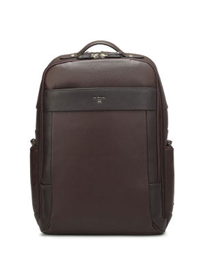 Buy Da Milano Genuine Leather Brown Mens Backpack Online