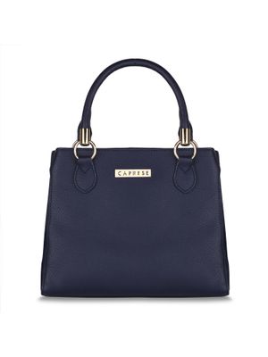 Buy Caprese Medium Navy Casual Satchel Handbag Online