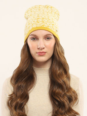 Buy Monte Carlo Womens Woven Yellow Cap Online
