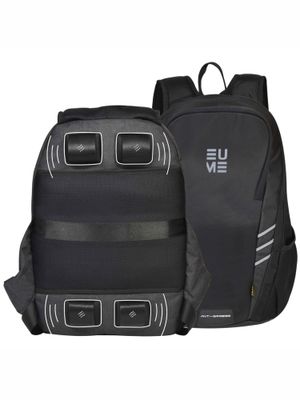 Buy EUME Propine 22L Unisex Black Massager Laptop Backpack Fits upto 14 ...