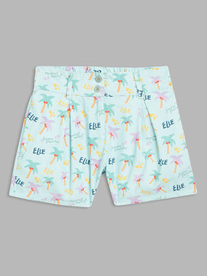 Buy Elle Kids Girls Multi Printed Shorts Online