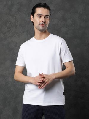 Buy Rare Rabbit Gis Premium Luxury T-Shirt White Online