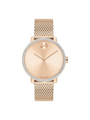 Movado Watches : Buy Movado Bold Analog Gold Round Dial Women Watch ...