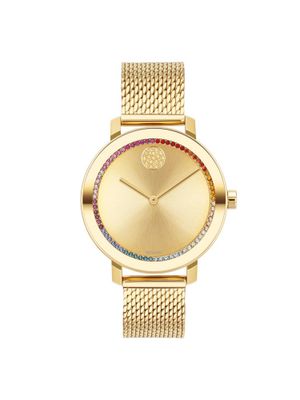 Movado Watches : Buy Movado Bold Analog Gold Round Dial Women Watch ...