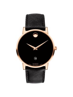 Buy Movado Museum Automatic Black Round Dial Men Watch - 0607474 (M) Online