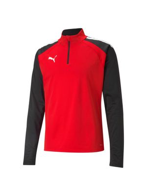 Puma Sweatshirts : Buy Puma Team Liga 1/4 Zip Top Men's Red Sweatshirt ...