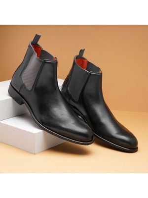 Buy Ruosh Formal Boots - Black Online