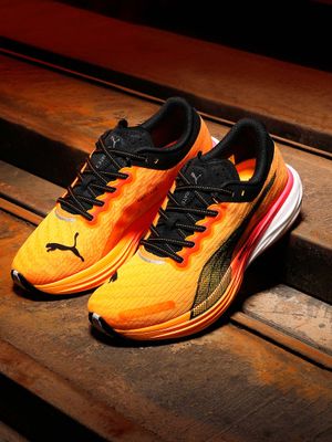Buy Puma Deviate Nitro 2 Mens Orange Running Shoes (UK 9) Online