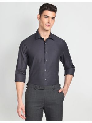 Arrow Formal Shirts : Buy Arrow Textured Cotton Formal Shirt Online ...