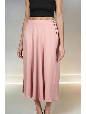 Buy Fawn 24 Blush Bias Midi Skirt (M) Online