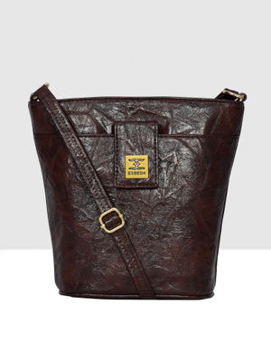 Buy ESBEDA Brown Colour V Shape Small Sling Bag for Women Online