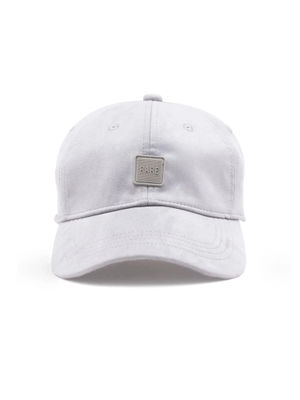 Buy Rare Rabbit Albion Primary Grey Suede Cap Online