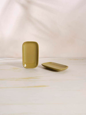 Buy Freedom Tree Color Pop Olive Rectangle Plate (Set of 2) Online