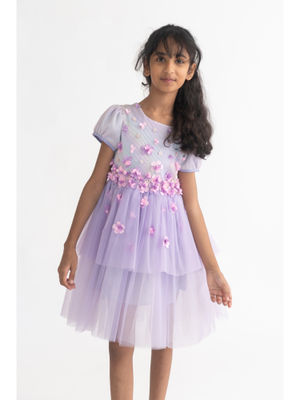 Buy A Little Fable Lavender Fiore Dress (6-12 Months) Online