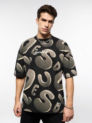 Buy The Souled Store Originals Men Oversized T-Shirt: Waves (XXS) Online