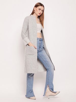 Buy Madame Grey Base Soft Solid Shrug (S) Online