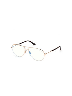 Buy Tom Ford Eyewear Metal Gold Transparent Eyeglass Frame - FT5829-B ...