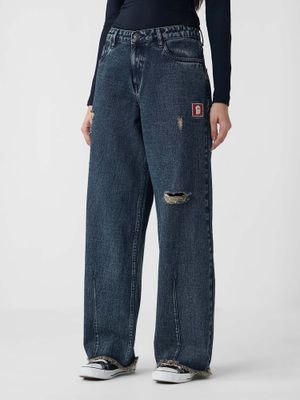 Buy The Souled Store Women Blue Embroidered Jeans (26) Online