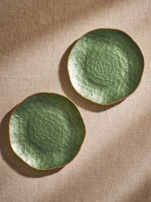 Pure Home + Living Dinnerware : Buy Pure Home + Living Set of 2 Green ...