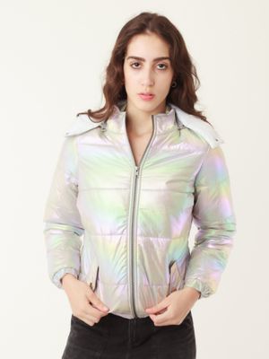 Buy Zink London Women Multi-Color Solid Jacket Online