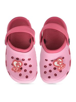 Buy toothless Kids Girls Pink Clogs Online