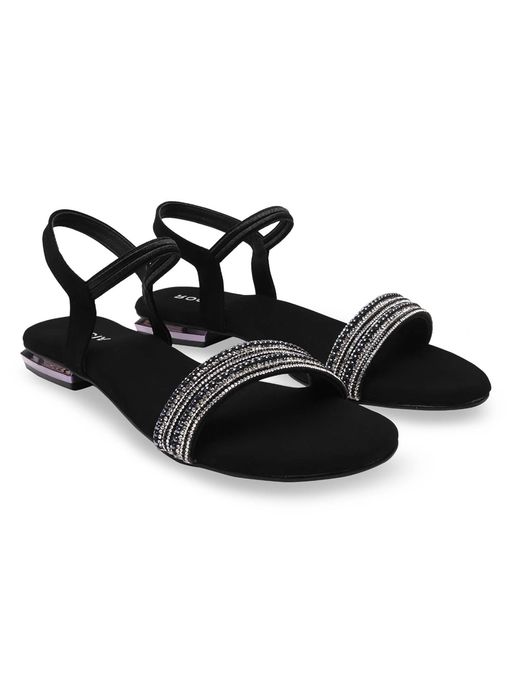 diamond sandals flat