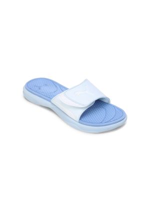Buy Puma Royalcat Comfort Softride Womens Blue Sliders Online