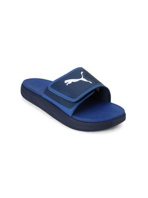 Buy Puma Softride Slide V Men Blue Sliders (UK 6) Online